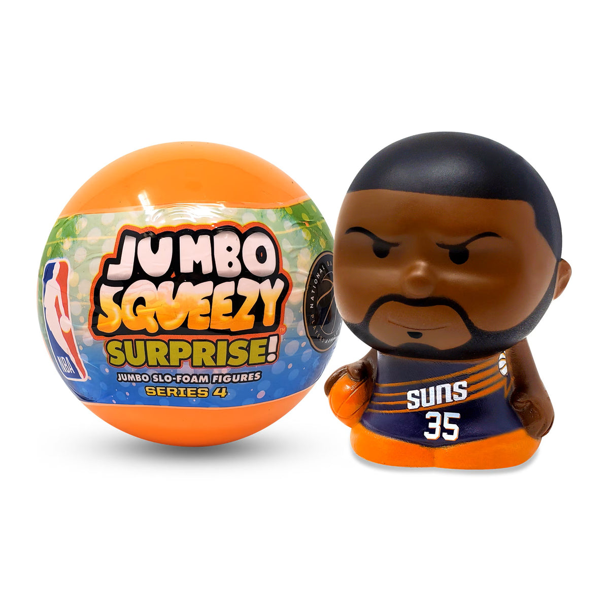 1 NBA BASKETBALL 2025 JUMBO SQUEEZY MATE CAPSULE BLIND PACK 5" SLOW RI ...