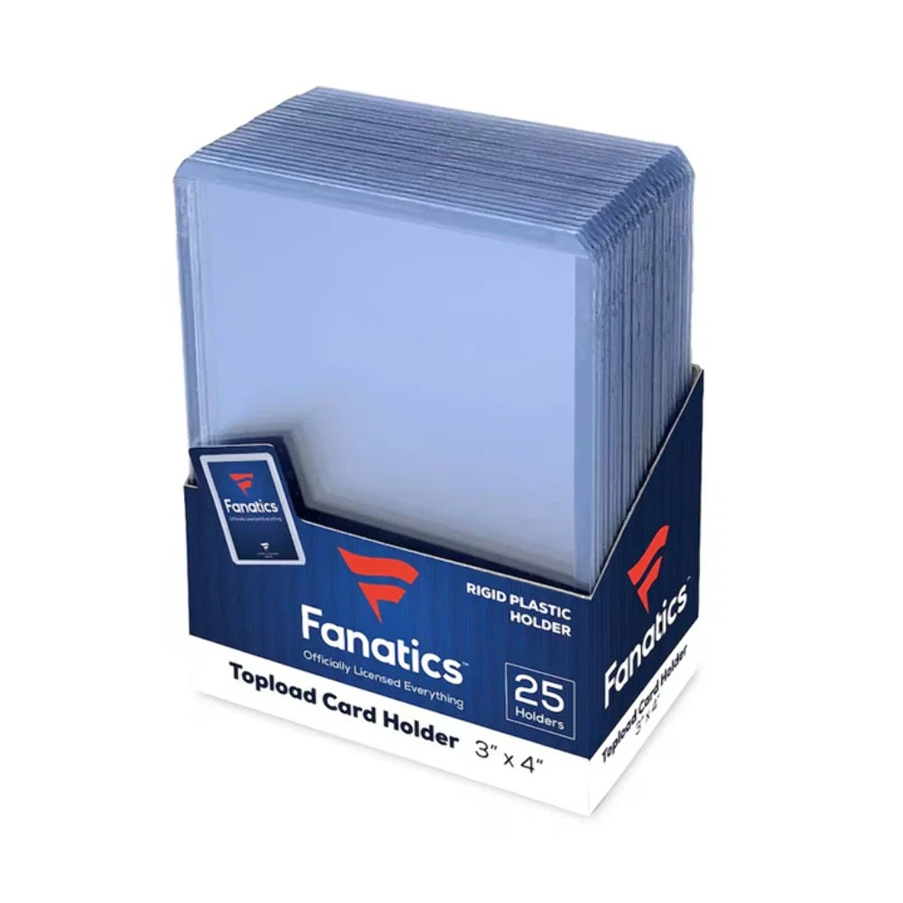 Fanatics Collectibles 25 Count Regular Card 3x4 Toploader Pack – SPORTS ...