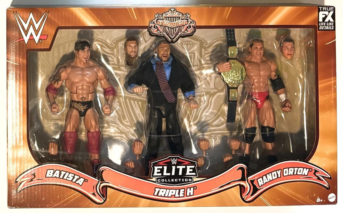 Evolution 3 Pack WWE Elite Collection Action Figure – SPORTS ZONE TOYS ...