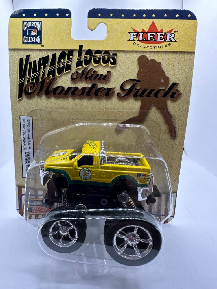 Oakland Athletics Mini Monster Truck Ford F-350 Vintage Logo MLB Toy V ...