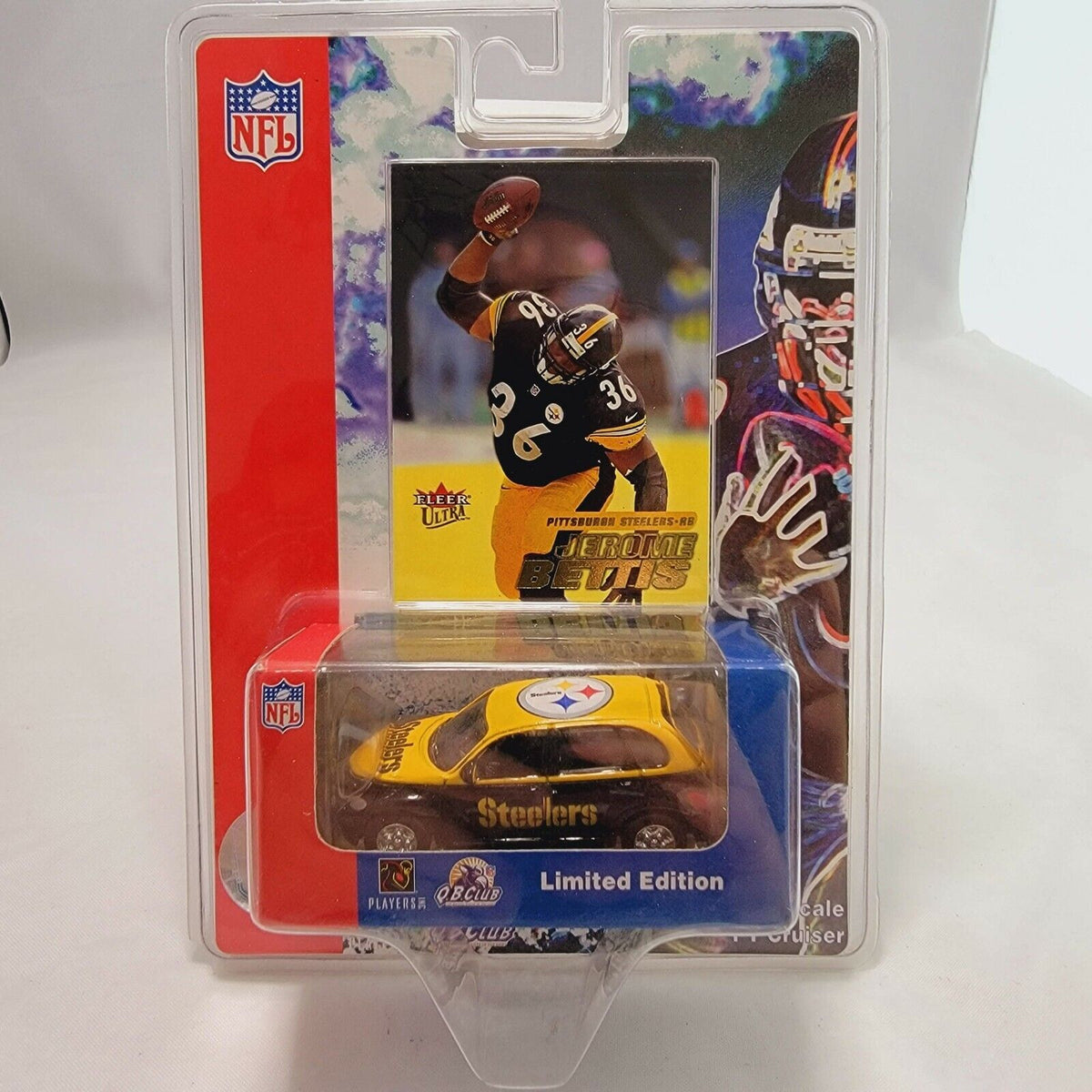 Jerome Bettis Pittsburgh Steelers NFL PT Cruiser 1:58 Toy Vehicle ...