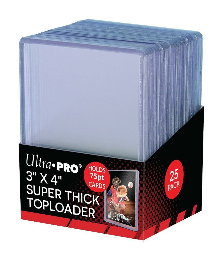 Ultra Pro 75pt Toploader Super Thick Card Holder (25 per pack) – SPORTS ...